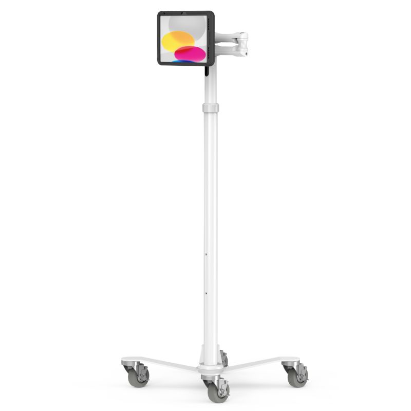 iPad (10-11 gen) Charging Rolling Cart - PowerMove Rise Extended