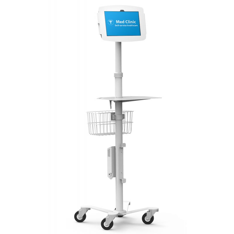Galaxy Tab A8/A9+ Medical Rolling Kiosk - Rise Freedom