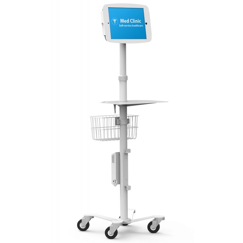 iPad Medical Rolling Kiosk - Rise Freedom