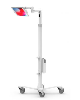 Rise Freedom Extended - Articulated Arm VESA Rolling Cart | Maclocks