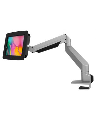 Universal Tablet Magnetic Mount and Reach Articulating Monitor Arm Mount