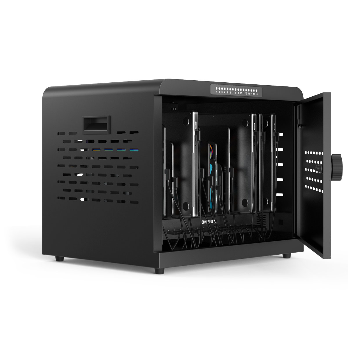 Charging & Locking Cabinet for 16 Notebooks & Tablets – USB-C PD 3.0 ...