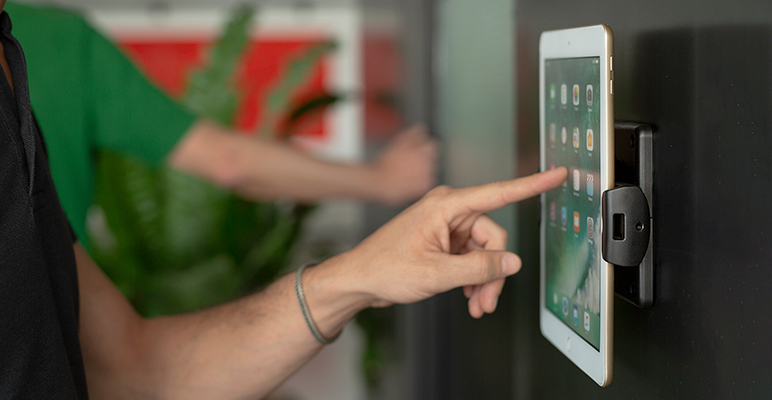 Universal Tablet Wall Mount with Clamps - Cling VESA