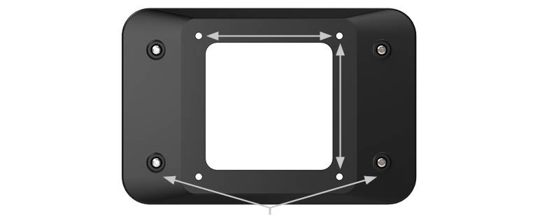 Brandable Floor Stand with Invisible Universal Tablet Mount