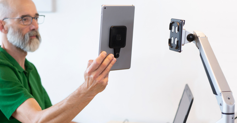 Universal Tablet Magnetic Mount & Articulating Arm